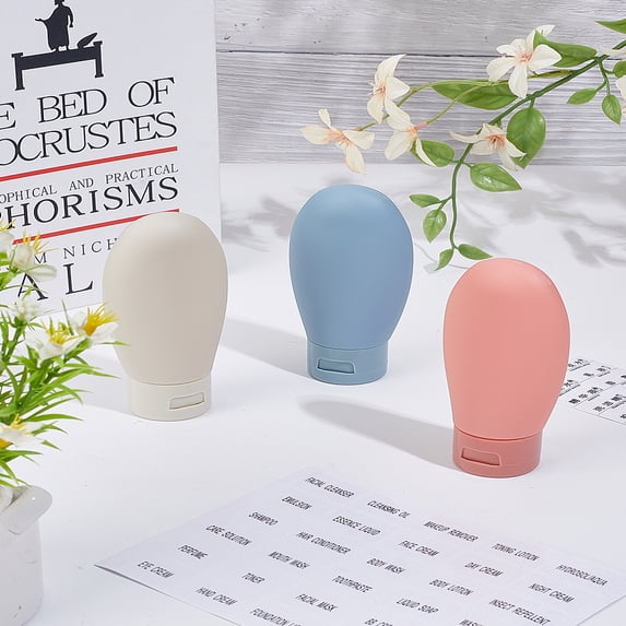 1 Set Refillable Spray Bottle Set Plastic Empty Squeezable Containers ...