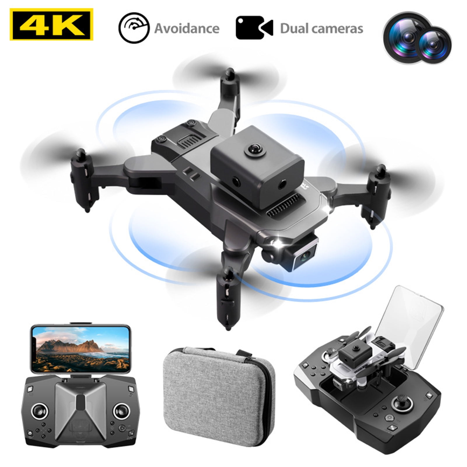 1 Set Remote Control Plane One-Key Start Low-Latency Transmission Hover ...
