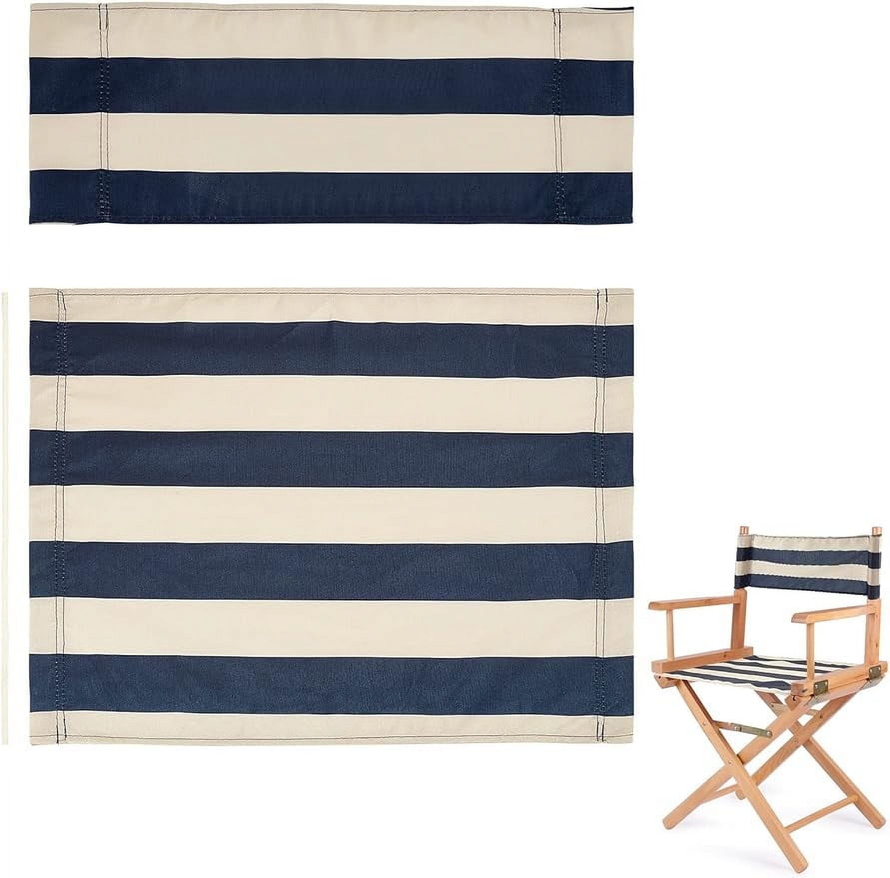 1 Set Replacement Cover Canvas for Directors Chair Stripe Directors ...