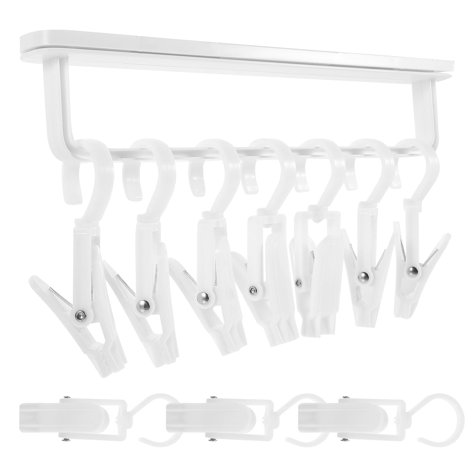 1 Set Retractable Closet Pull-out Rod Adjustable Wardrobe Extendable ...