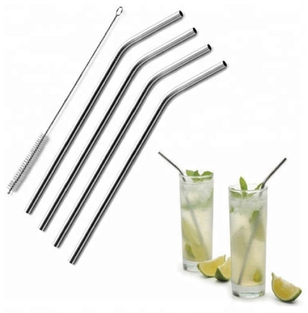 1-Set Reusable Stainless Steel Drinking Straws for 20 OZ Yeti RTIC ...