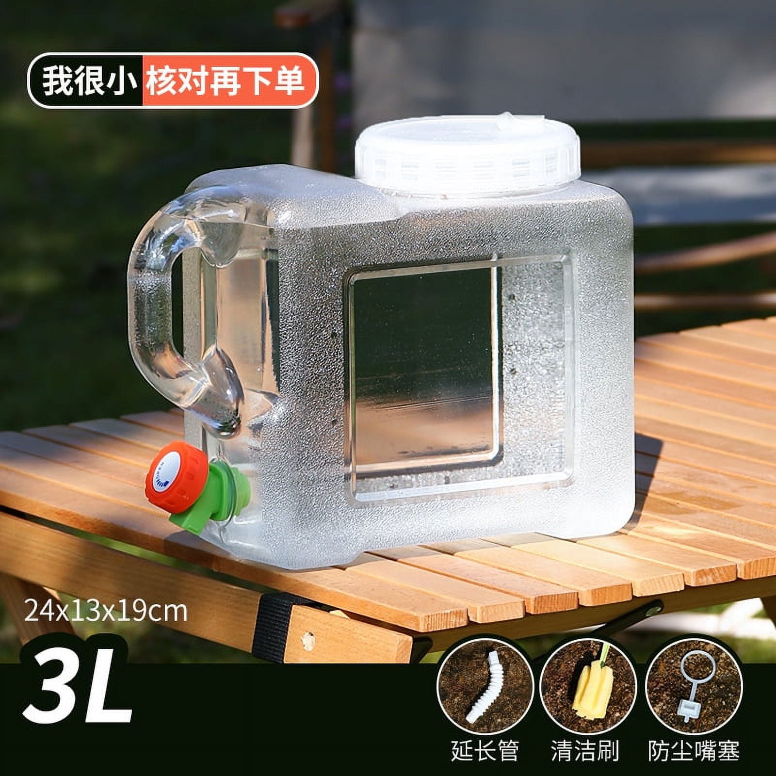 1 Set Reusable Water Container Outdoor Large Water Storage Container ...