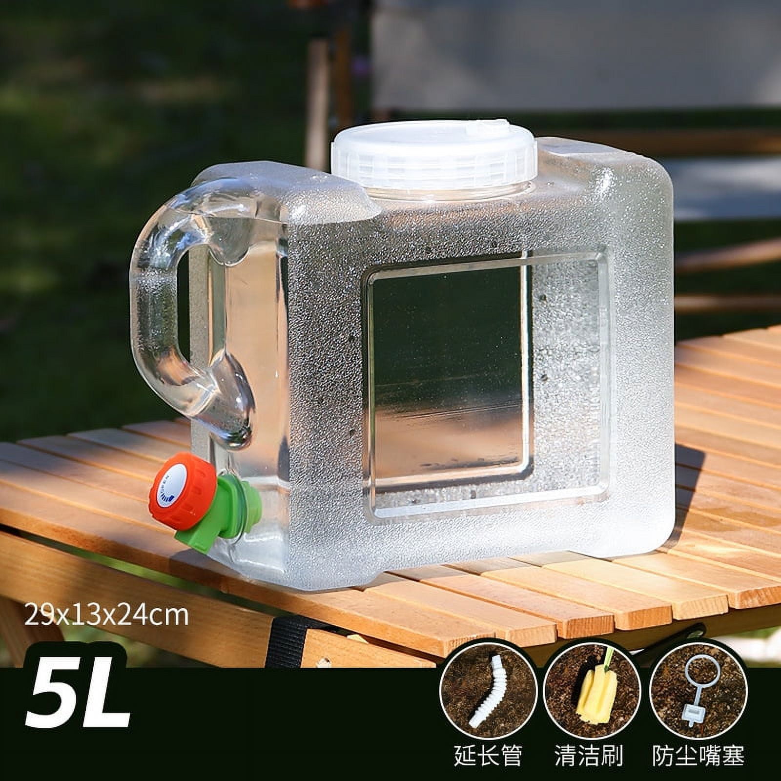 1 Set Reusable Water Container Outdoor Large Water Storage Container ...