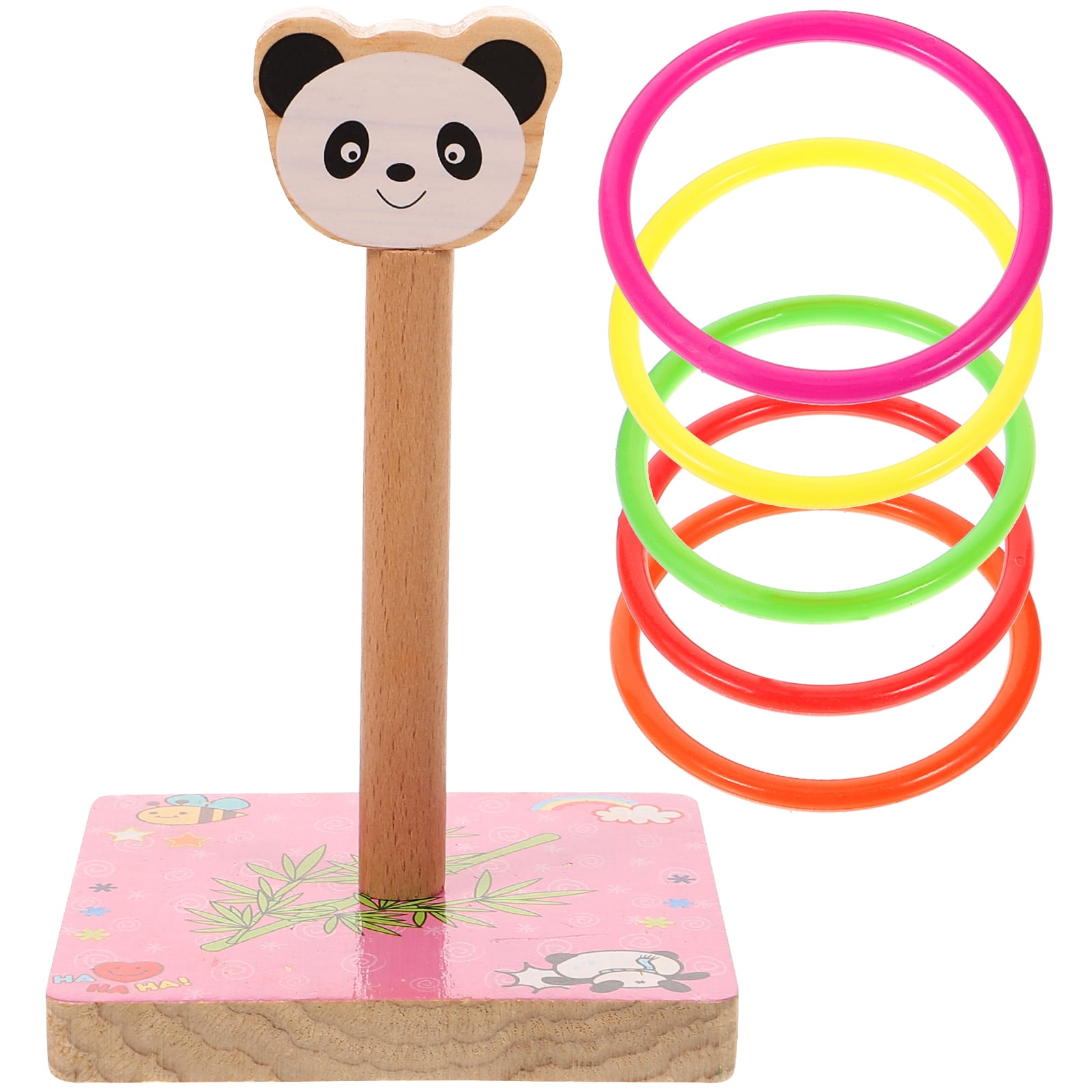 1 Set Ring Toss Game Fun Friends Toss Circle Games Portable Carnival ...