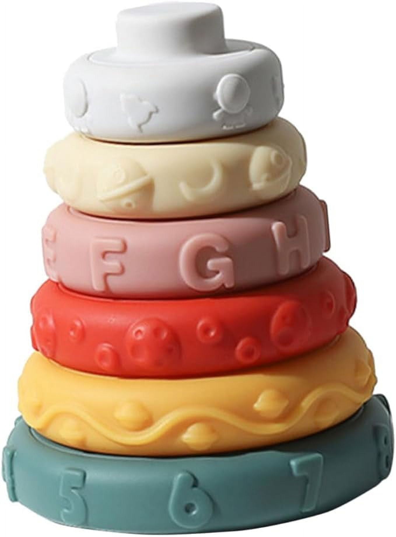 1 Set Rings Toddler Toys, Kids Toys Toddlers Educational Toys, Embossed ...