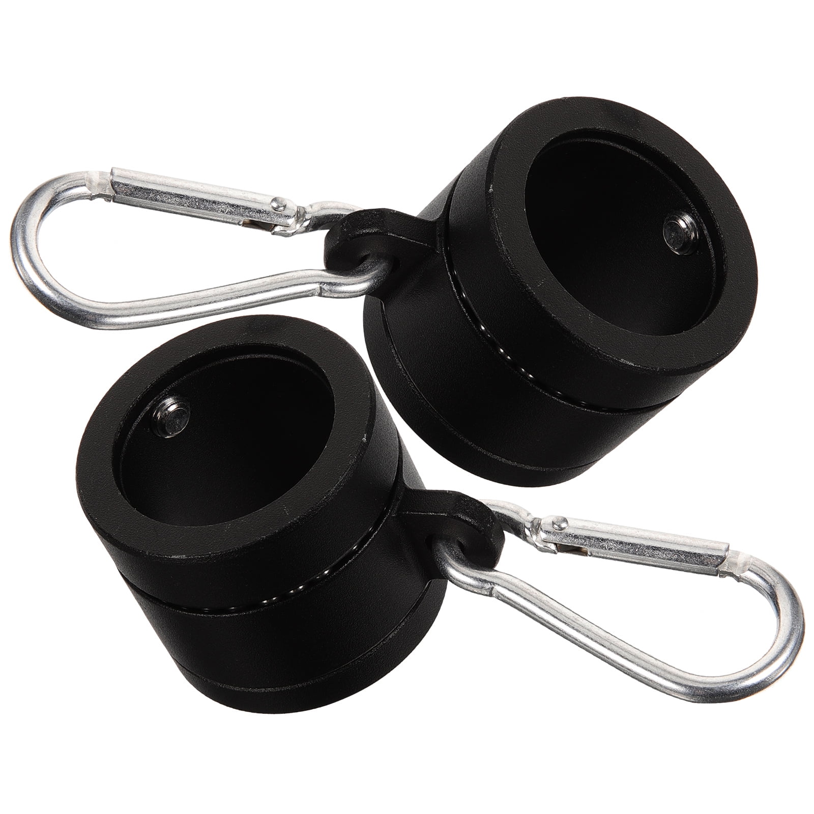 1 Set Rotating Adjustable Fasteners Sturdy Flag Pole Rings with Clips ...