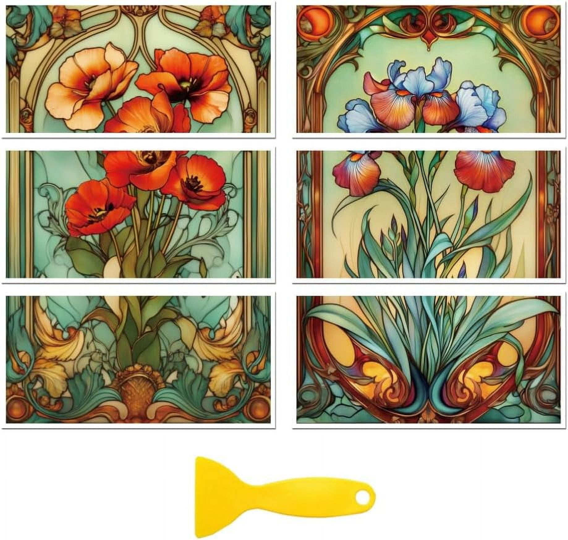 1 Set Rub on Transfer Decal Sticker for Furniture Craft Decor 6"x12 ...