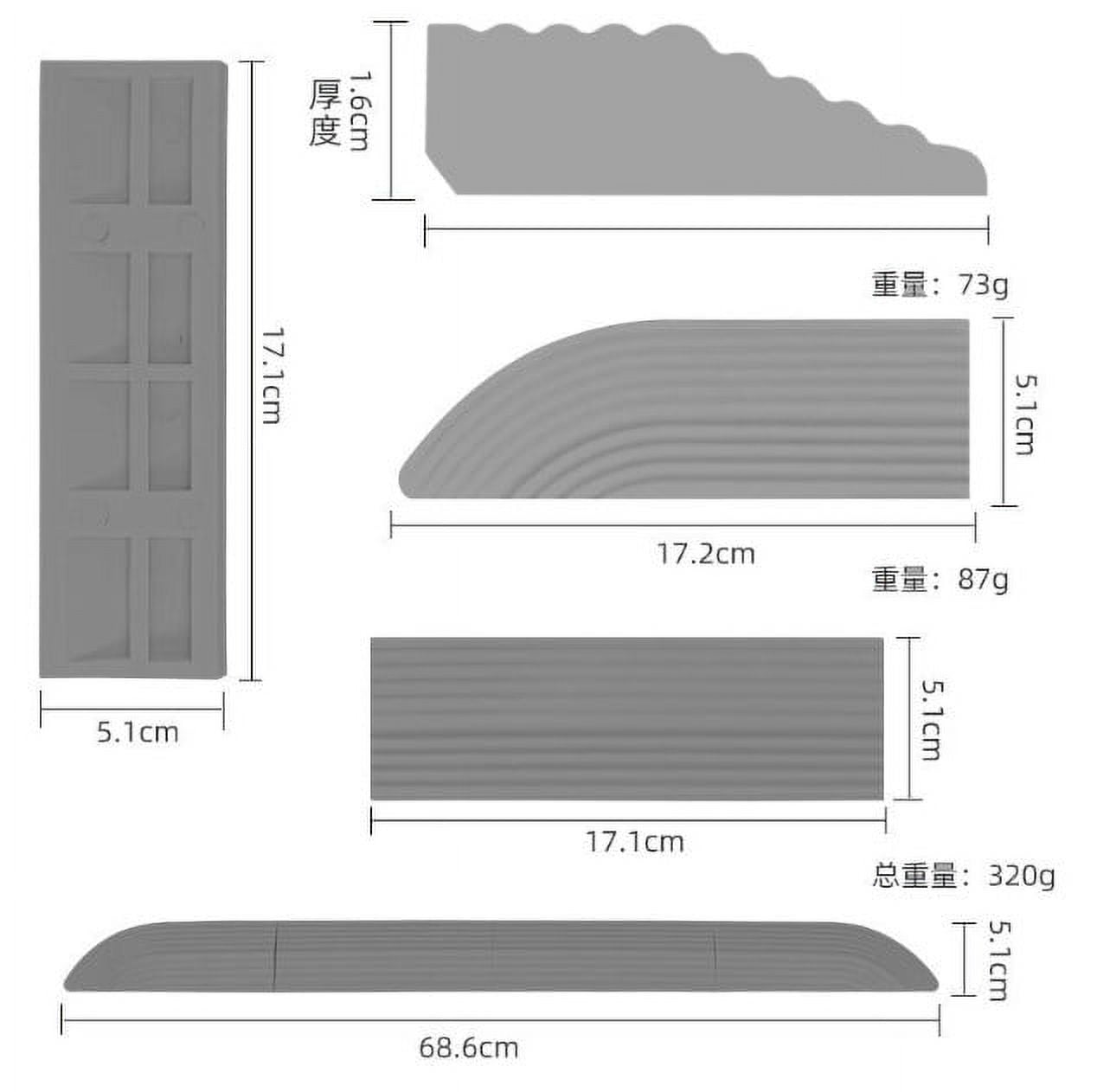 1 Set Rubber Sweeping Robots Ramp Home Ramp Pad Vacuum Cleaner ...