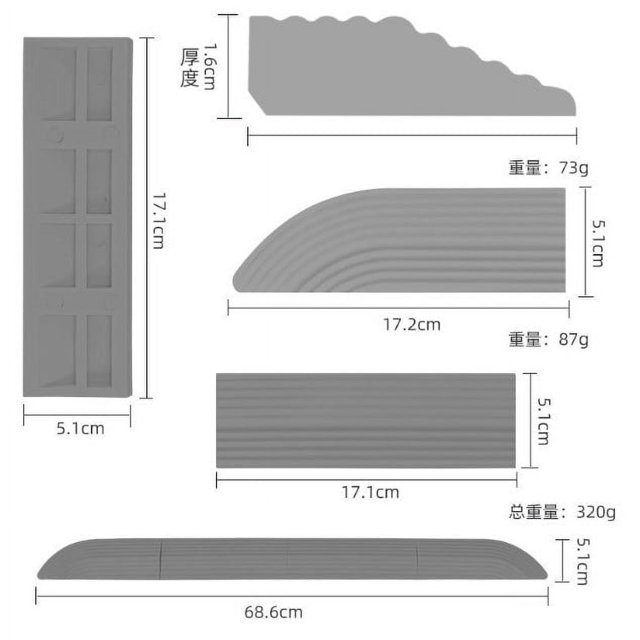 WHAMVOX 1 Set Office Entry Ramp Portable Sweeping Robot Ramp Indoor ...