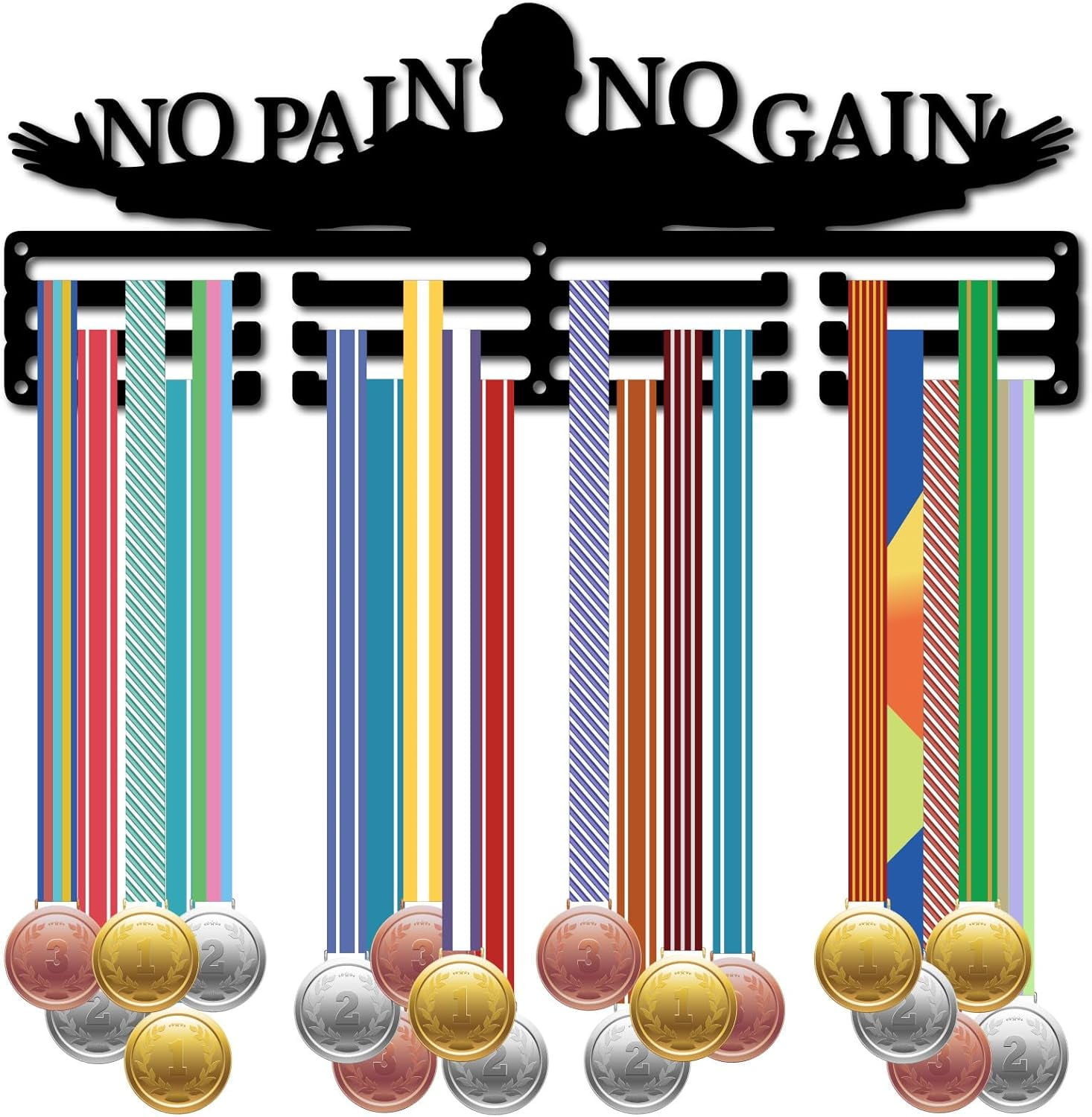 1 Set Running Medal Hanger Medals Holder Display Sports Race Awards ...