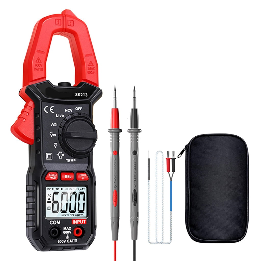 1 Set SK213 Digital Multimeter Intelligent Clamp Meter 25mm Jaw Opening ...