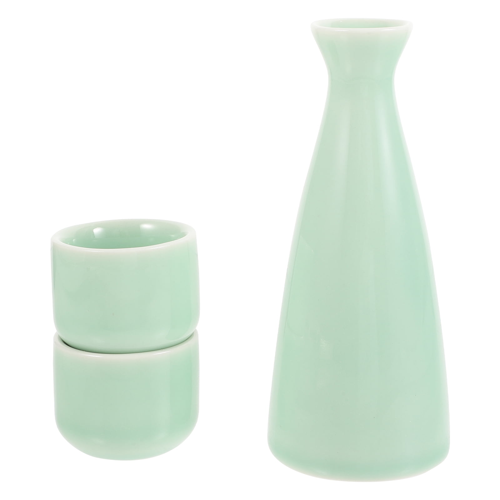 1 Set Sake Set Ceramic Sake Bottle Set Japanese Sake Wine Cup Sake Bottle Set - Walmart.com