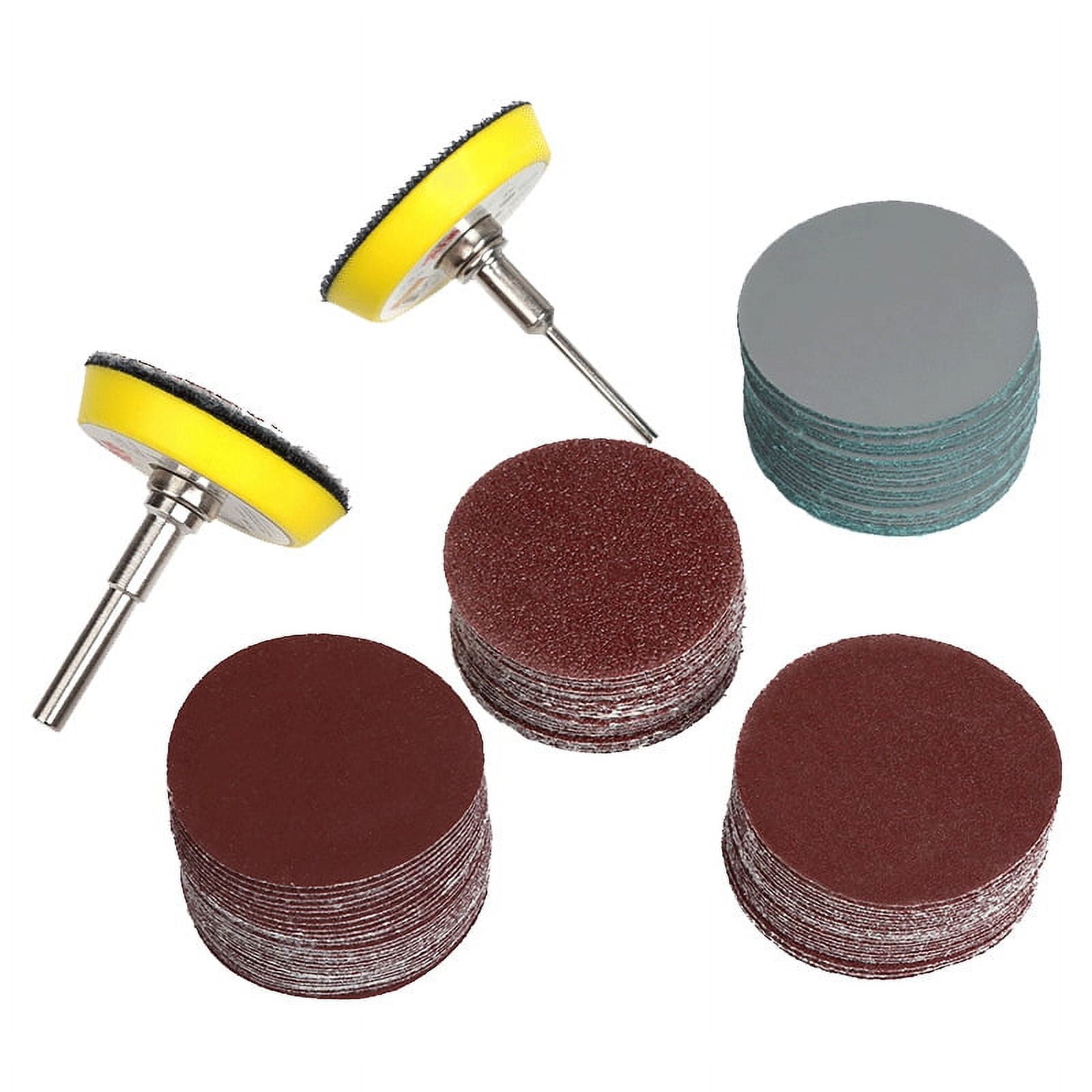 1 Set Sanding Discs Pads Round Sandpapers Drill Grinding Tools Industry ...