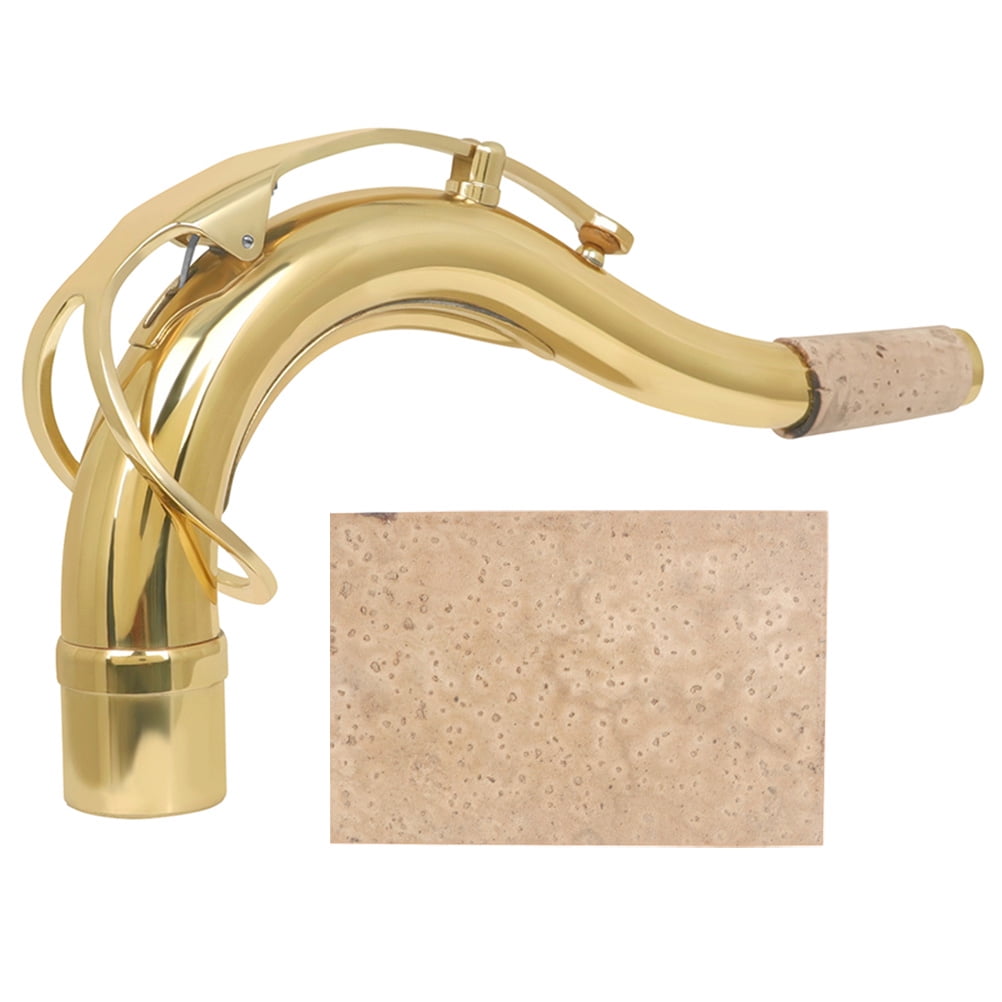 ifundom Tenor Saxophone Bend Neck Instrument Golden 1 Set 7.86X4.44X1 ...