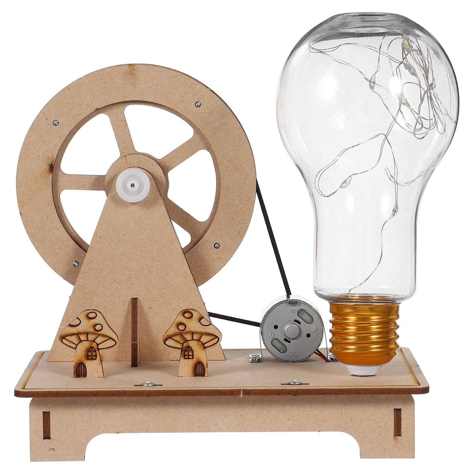 1 Set Science Learning Playset For Kids Students Diy Assembly Generator ...