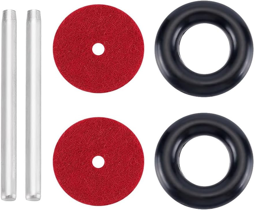 1 Set Sewing Machine Spool Pins Bobbin Winder Tire Red Spool Pin Felt ...