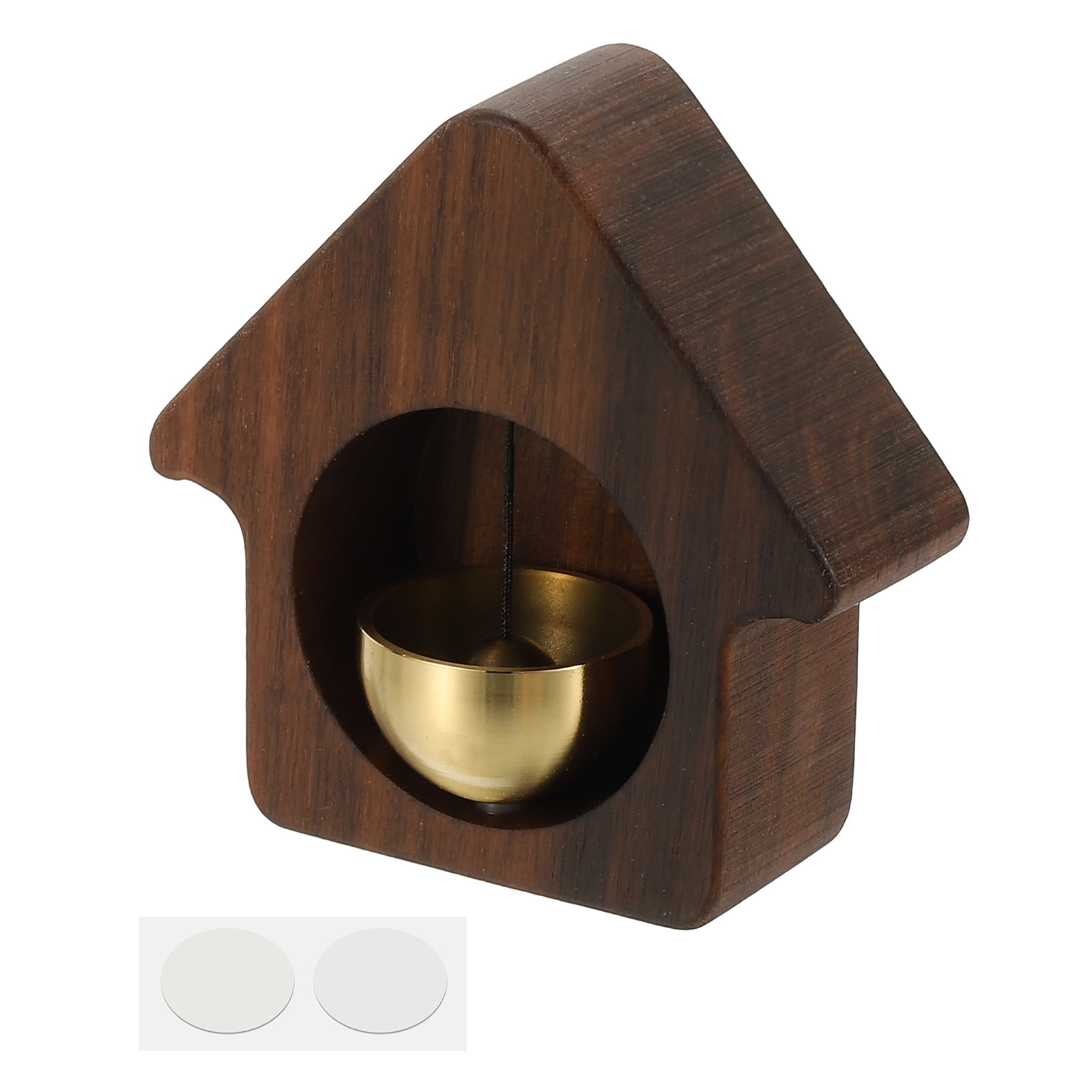 1 Set Shopkeepers Bell, Wood Door Chime Hanging Door Bell Self-adhesive ...