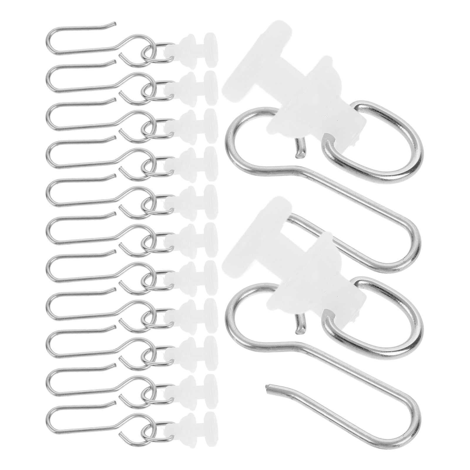 1 Set Shower Curtain Gliders Hooks Replacement Bath Curtain Hooks ...