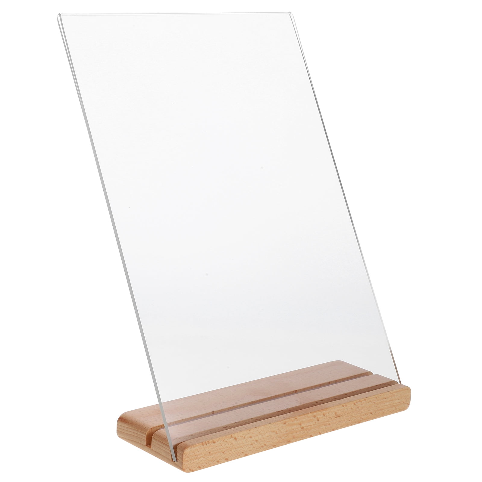 1 Set Sign Holder Display Stand Tabletop Leaflet Menu Holder Brochure ...