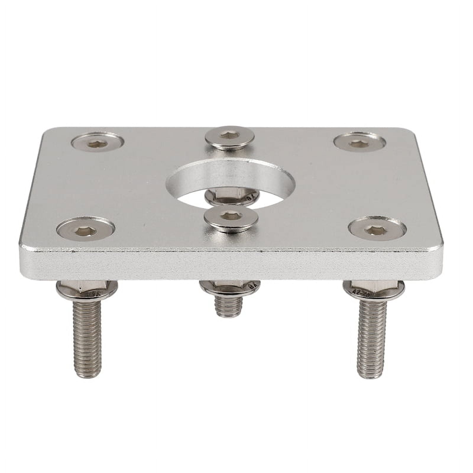 1 Set Silver Metal Booster Delete Plate Kit Brake Booster Delete Plate ...