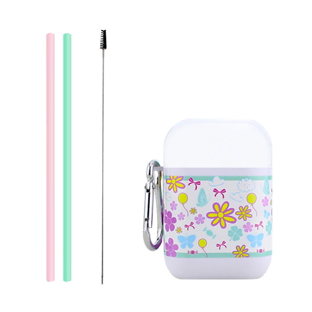 1 Set Simple Drinking Pipettes Eco-friendly Silicone Straw Portable ...