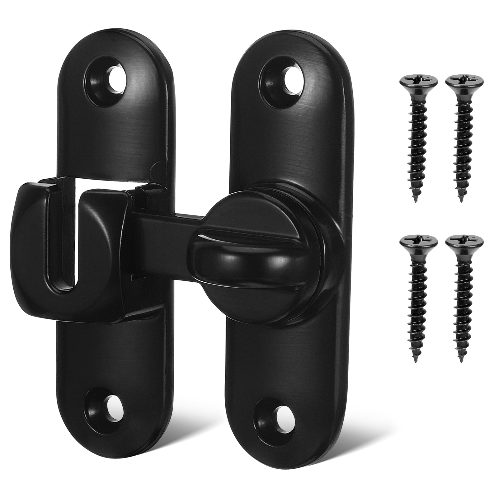 1 Set Sliding Door Lock Flip Barn Door Latch Right Angle Door Security ...