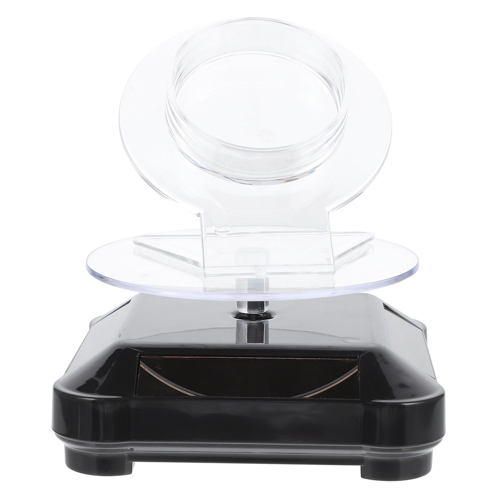 Luxshiny Rotating Solar Turntable Black Transparent 1 Set 4.13X3.94X3 ...