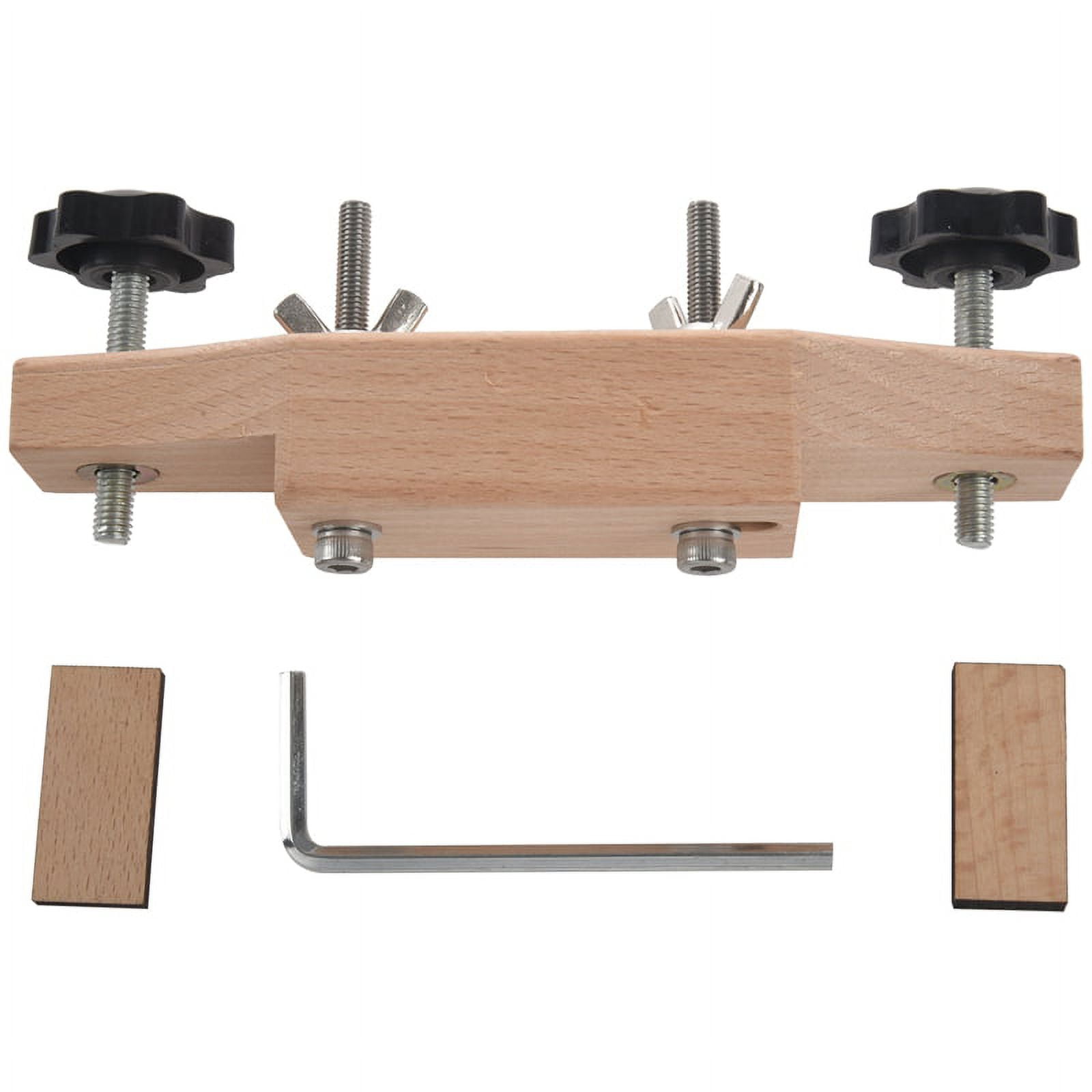 1 Set Solid Maple Stainless Steel Guitar Bridge Install Clamp Luthier ...