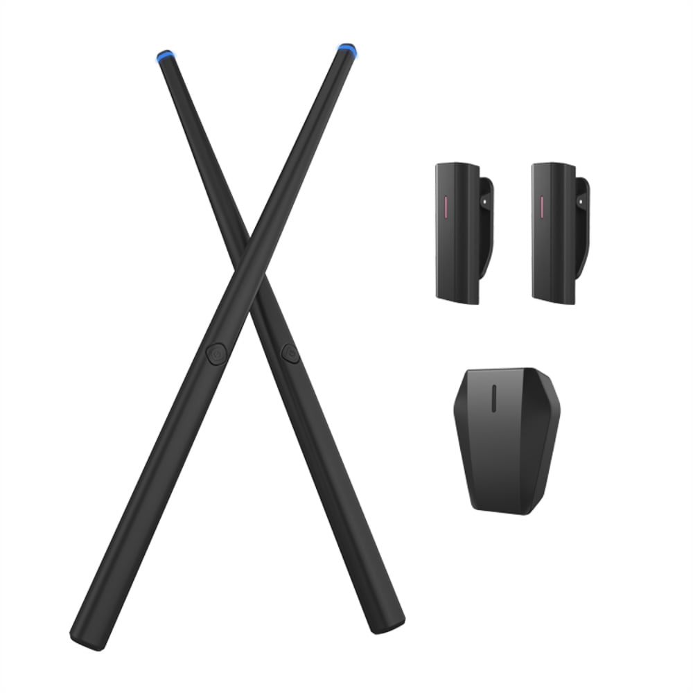 1 Set Somatosensory Virtual Drum Kit Air Drumsticks Musical Instrument ...