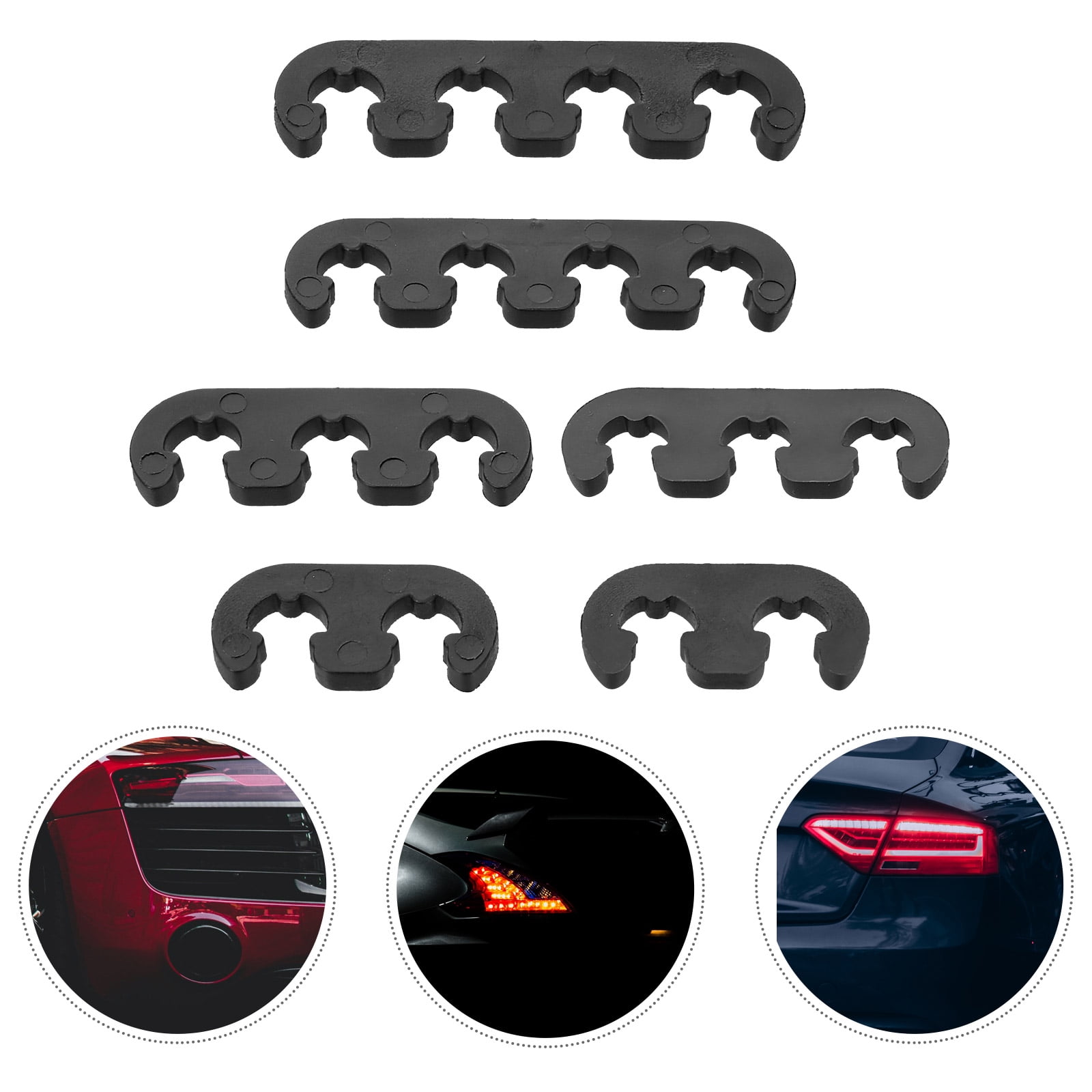 1 Set Spark Plug Wire Loom Plug Wire Separators Car Spark Plug Wire ...