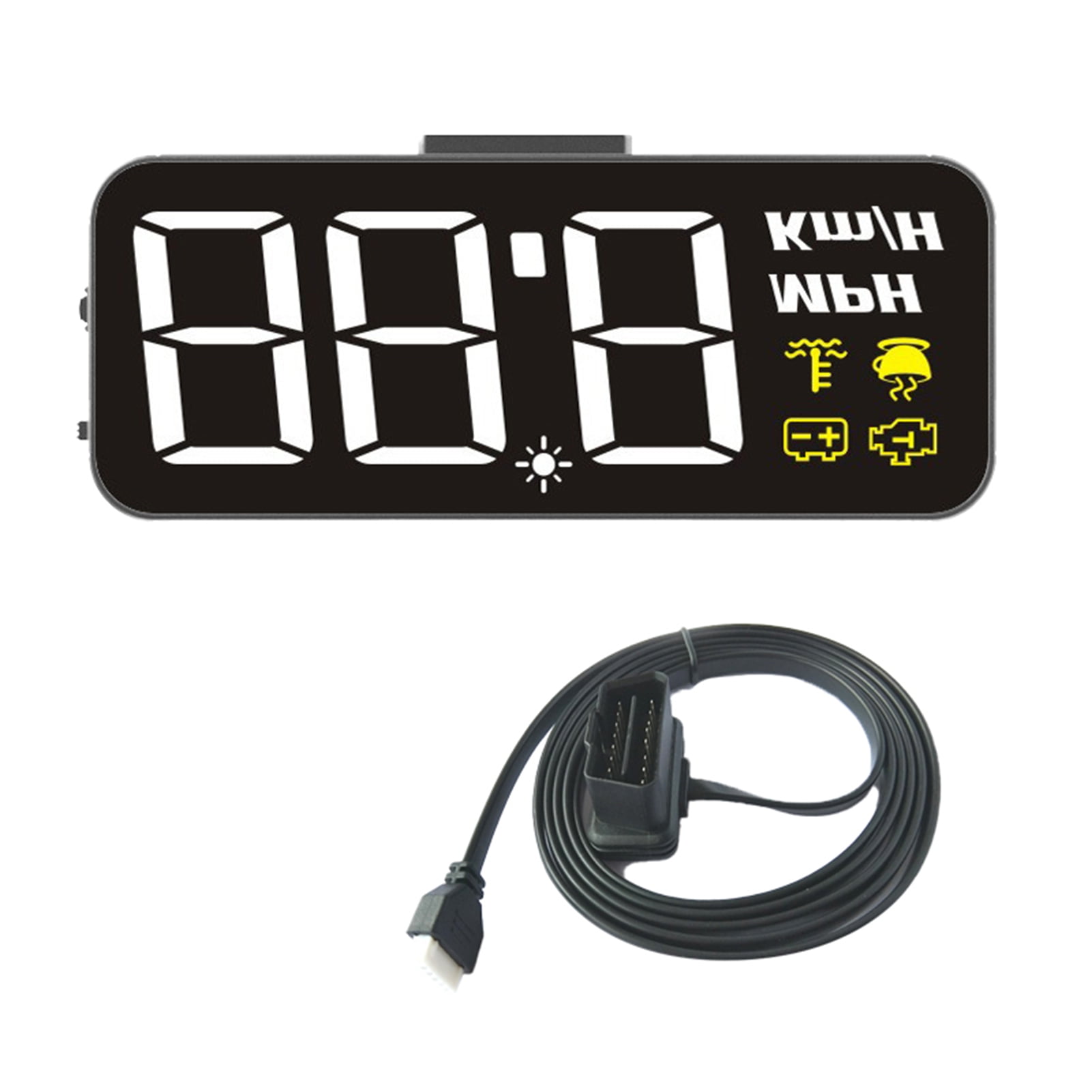 1 Set Speed Indicator Highly Stable Large Font Clear In-vehicle ...