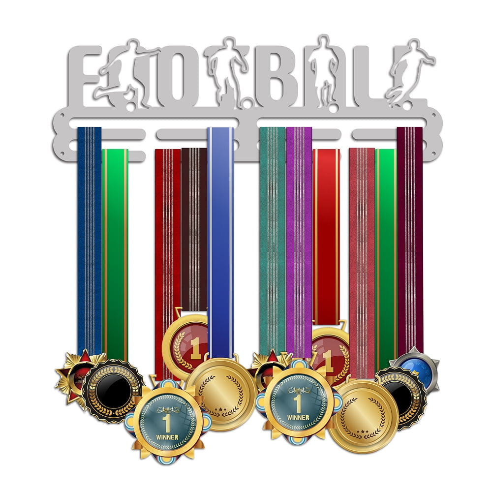 1 Set Sports Theme Medal Hanger Holder Display Wall Rack with Screws ...