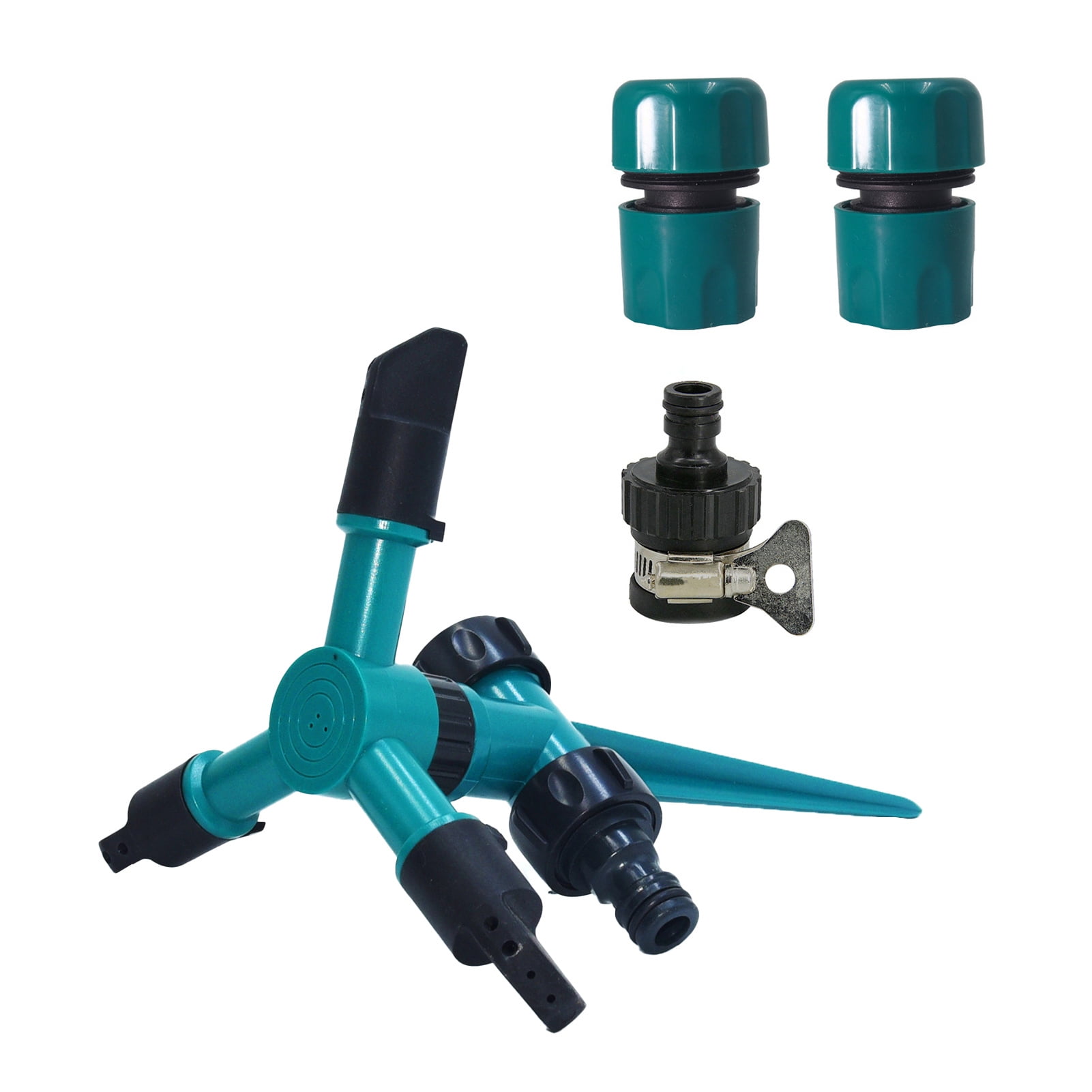 1 Set Stable Leak Free Water Sprinkler Plastic Sturdy Trident Structure ...