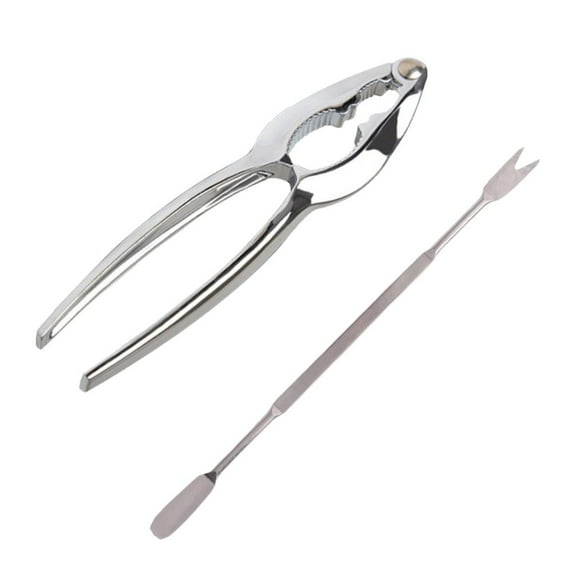 1 Set Stainless Steel Crab Fork Seafood Tools Lobster Cracker Forks Nut ...