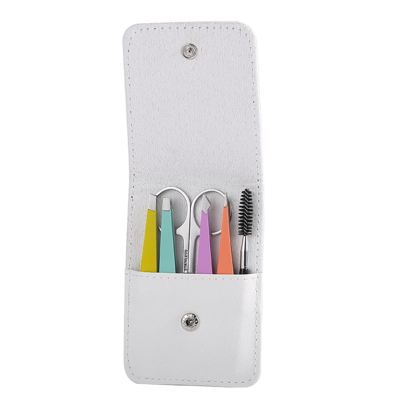 1 Set Stainless Steel Eyebrow Tweezers for Facial / ingrown Hair Splint ...