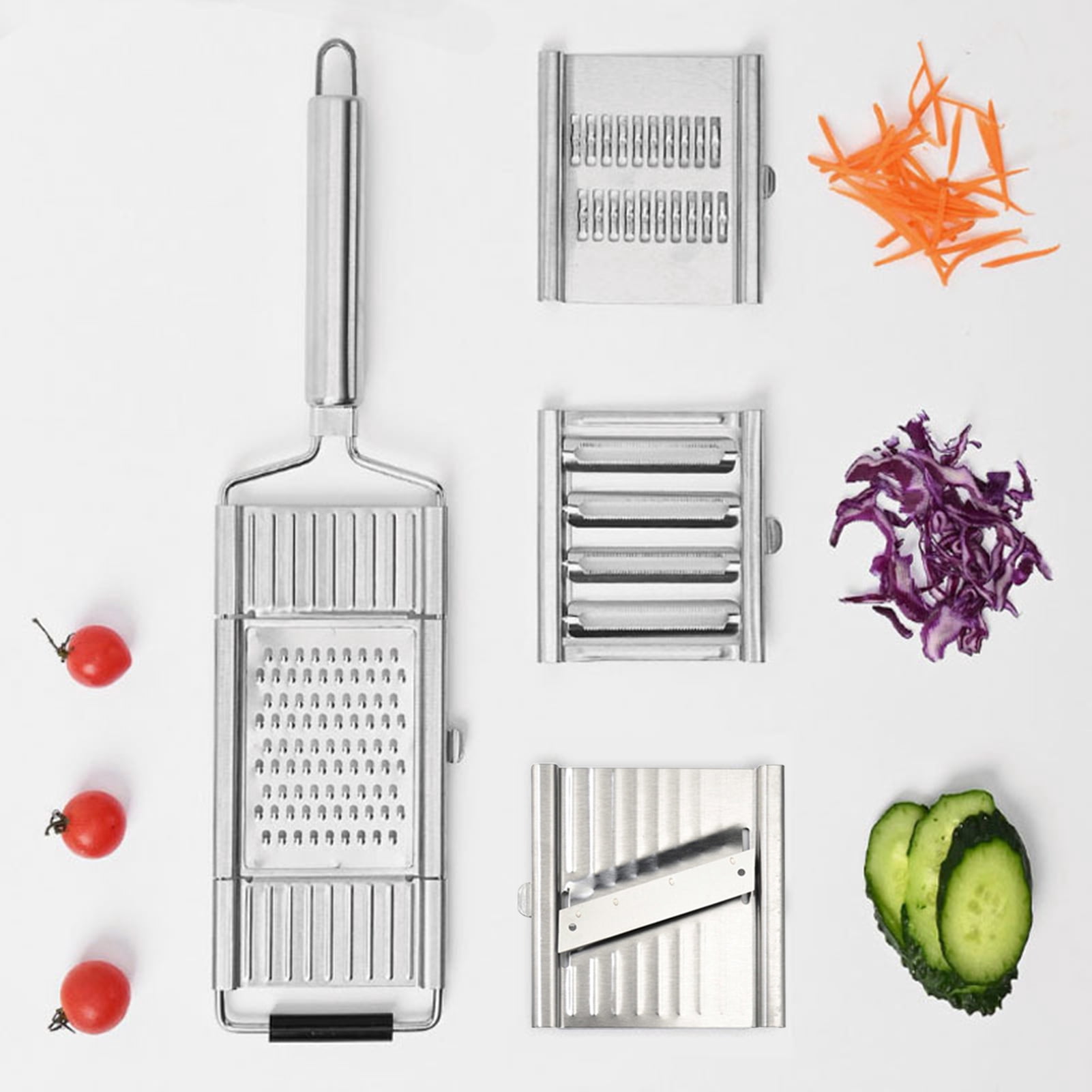 1 Set Stainless Steel Grater Cutter Manual Vegetable Slicer Easy Clean ...