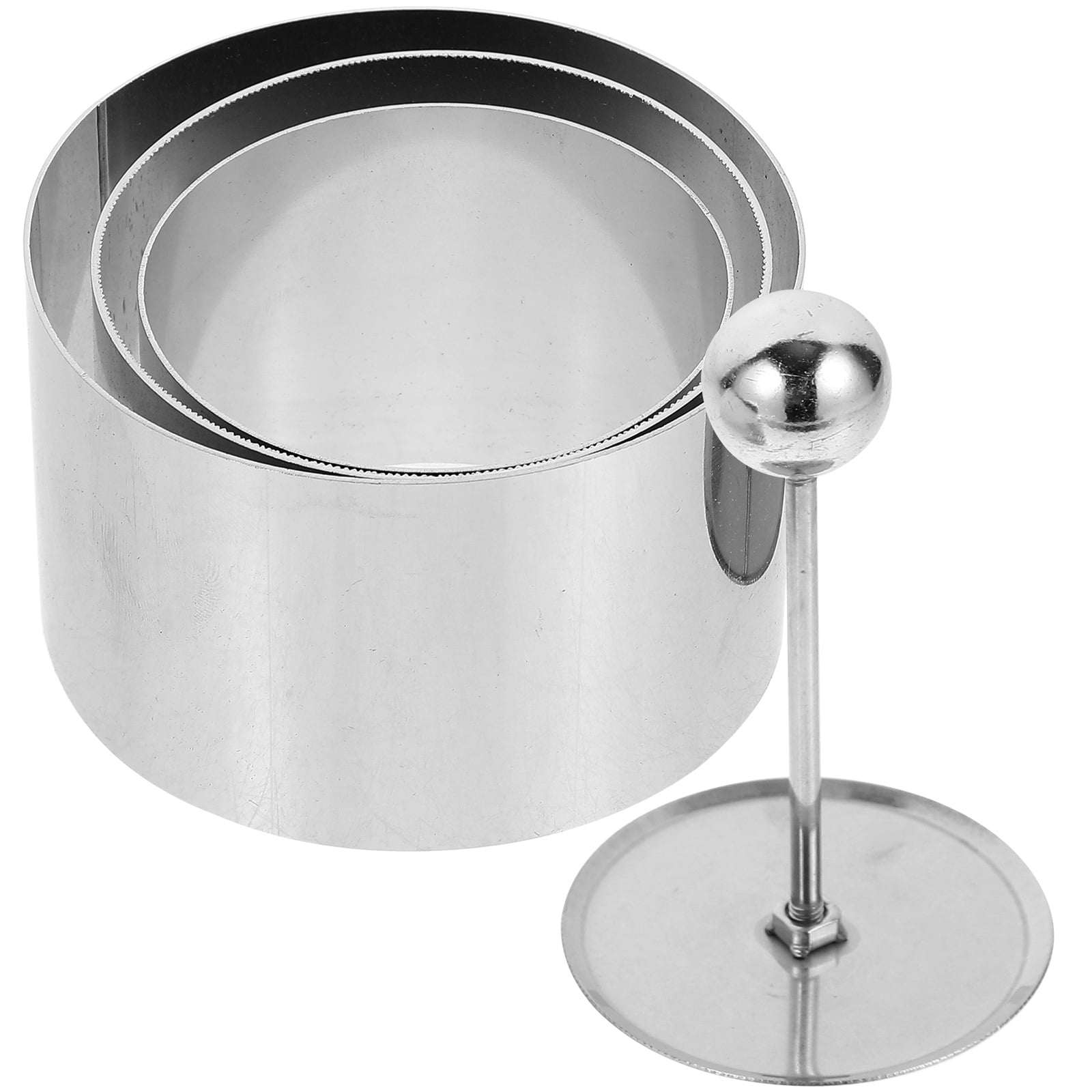 1 Set Stainless Steel Ring Stainless Steel Mousse Ring Cake Baking Cake ...