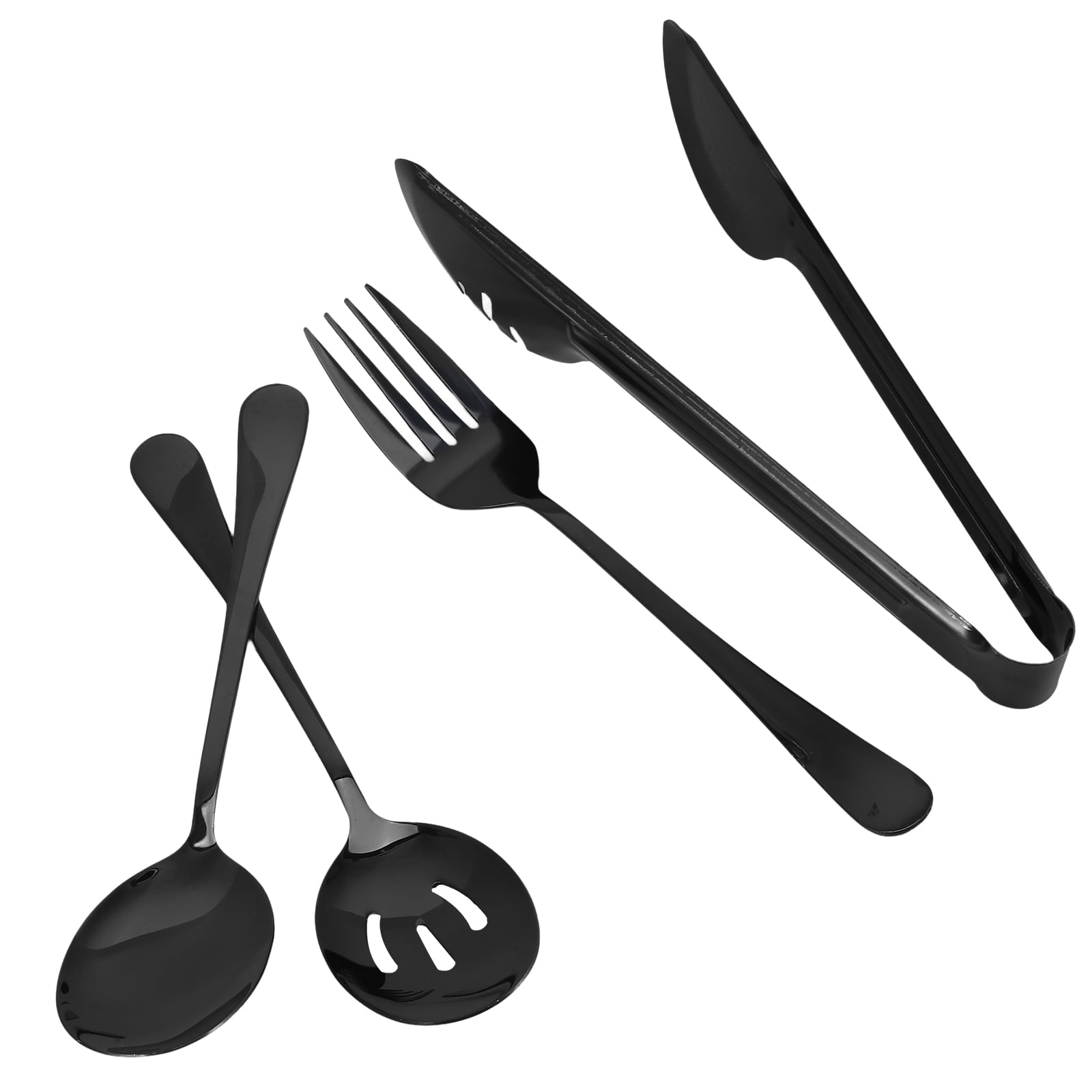 1 Set Stainless Steel Utensils Portable Utensil Set Buffet Serving ...