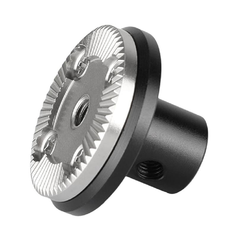 1 Set Standard Gear to 15mm Round Rod Round Tube Rosette Mount Adapter ...