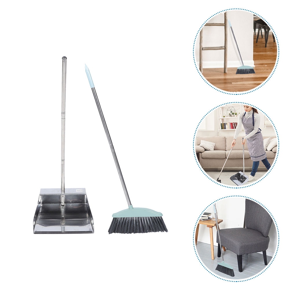 1 Set Standing Broom Long Handle Dustpan Broom Portable Cleaning Tools ...