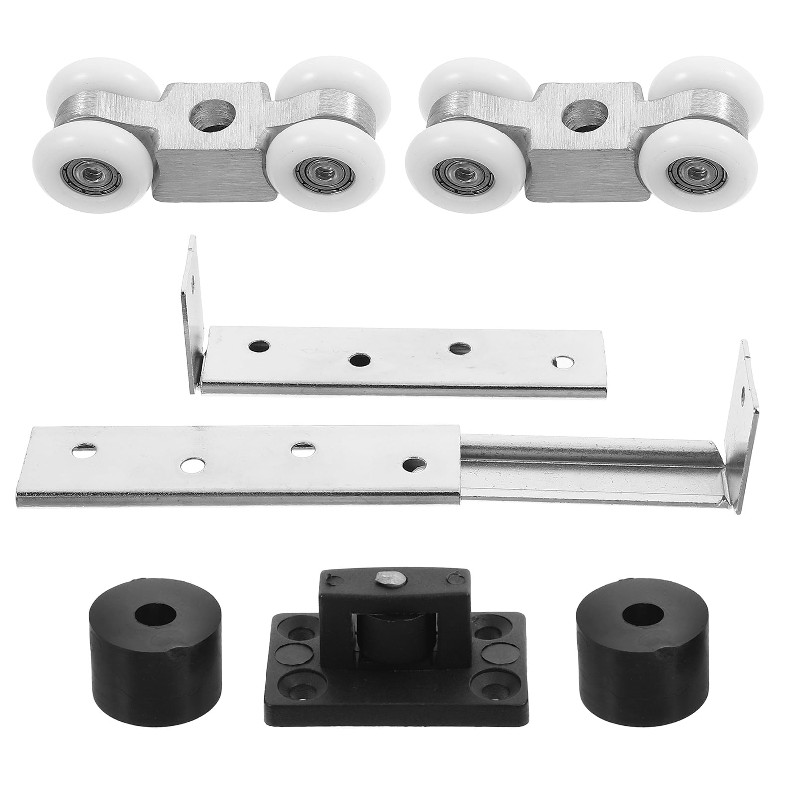 1 Set Steel Sliding Door Wheels Smooth Quiet Operation Pocket Door ...
