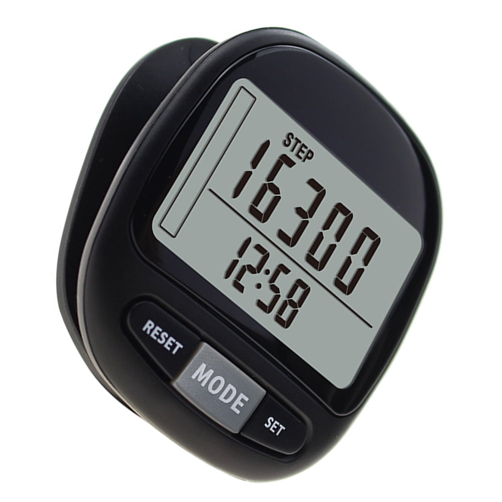 1 Set Step Counter 3d Pedometer Clip Sports Pedometer Accurate ...