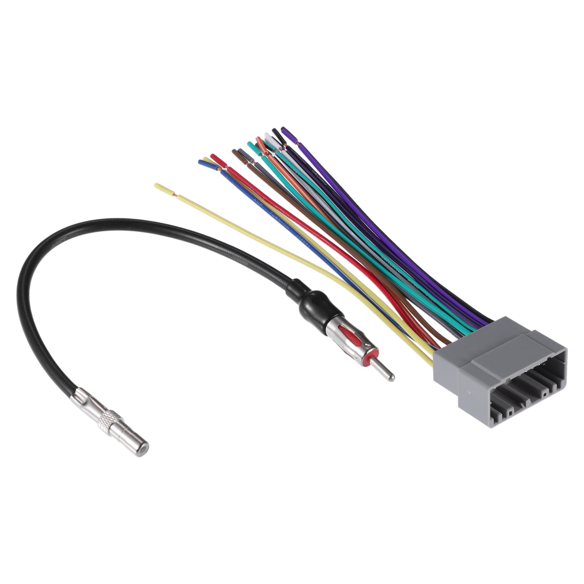 1 Set Stereo CD Player Radio Wiring Harness W/ Antenna Adapter Wire ...