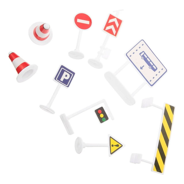 1 Set Street Road Signs Children Traffic Signs Playset Mini Traffic ... 1 Set Street Road Signs Children Traffic Signs Playset Mini Traffic ...