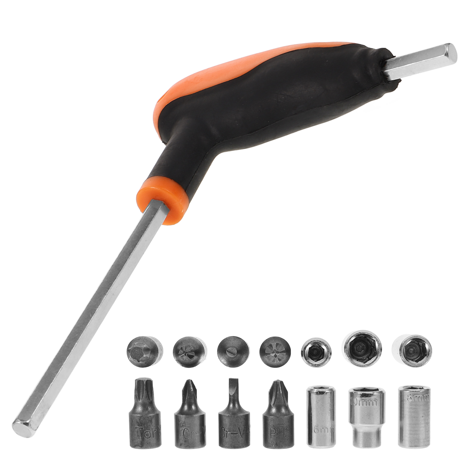 1 Set T Handle Socket Mechanical Tool T-handle Wrench Long Reach ...