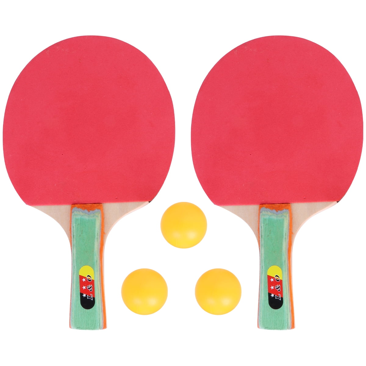 1 Set Table Tennis Racket Set Pong Paddle Set Table Tennis Racket for ...