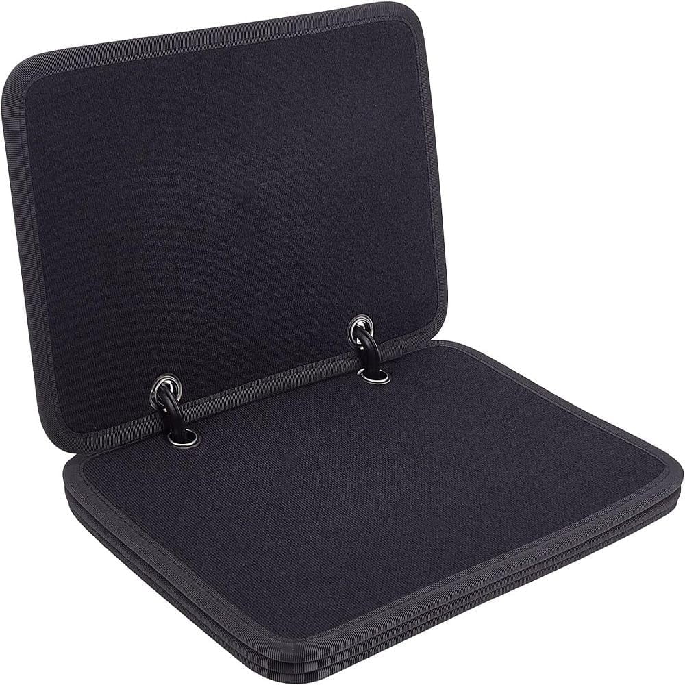 1 Set Tactical Patch Booklet Organizer Black Flip-Page Patch Book Mini ...