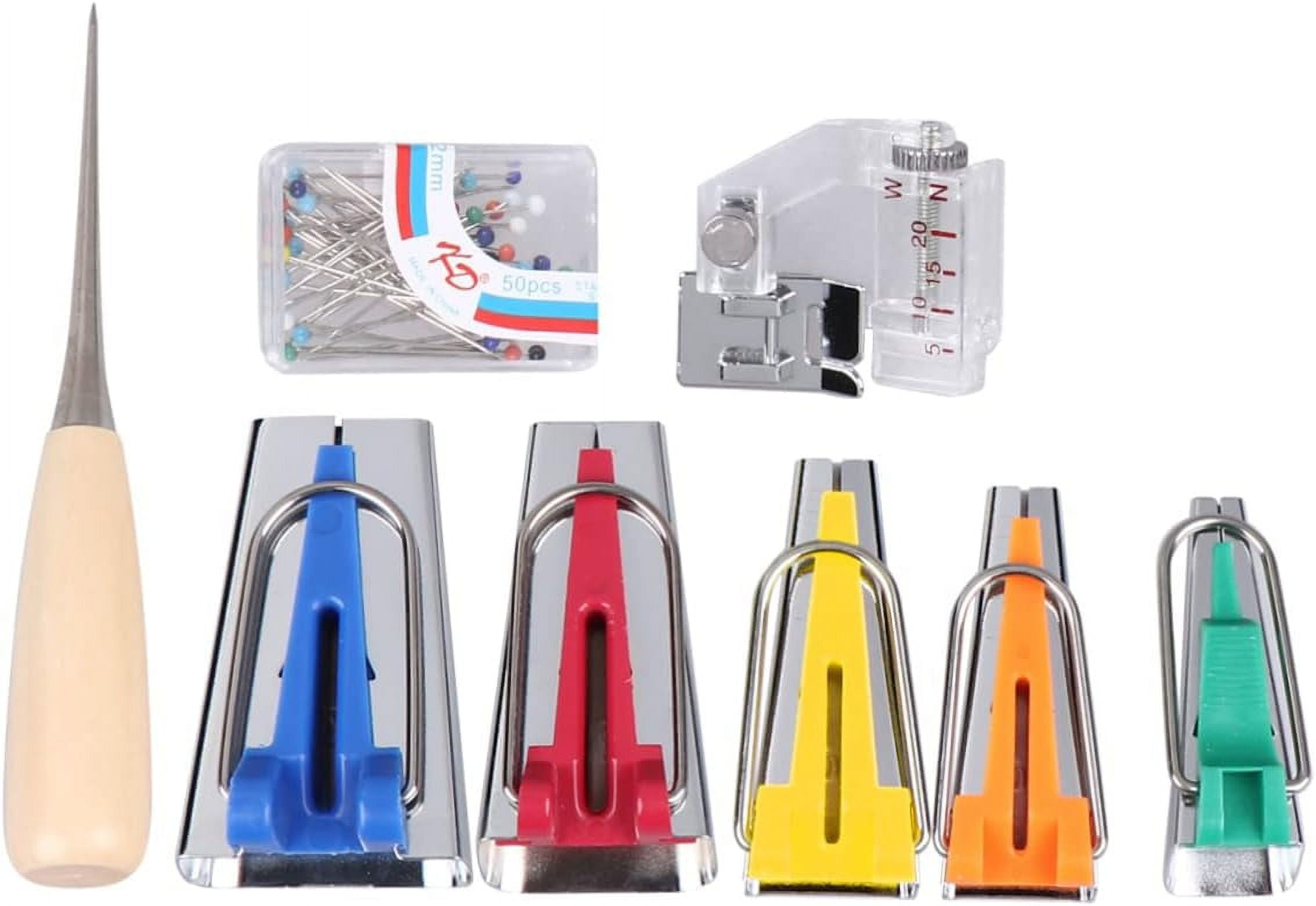 1 Set Tape Binder Foot Fabric bias Tape Makers DIY Sewing bias Tape ...