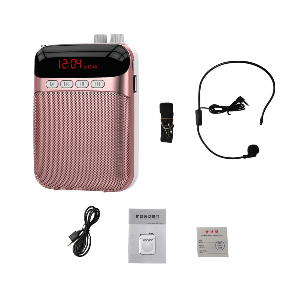 1 Set Teacher Loudspeaker Professional Voice Amplifier Portable Voice ...