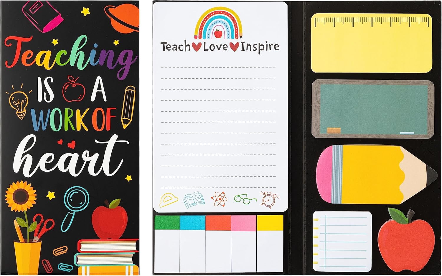 1 Set Teacher's Day Gift Sticky Note Set,Colorful, Self-Adhesive Pads ...